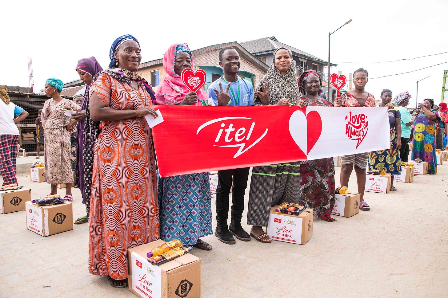 Itel partners Lagos Food Bank to reach hundreds of widows on Valentine ...