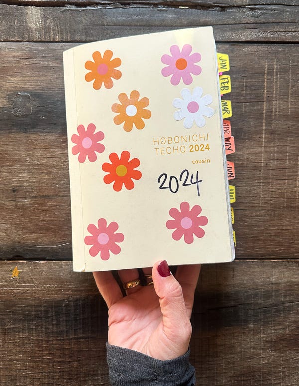 Hobonichi Daily Pages 2024 - by Tracy Benjamin