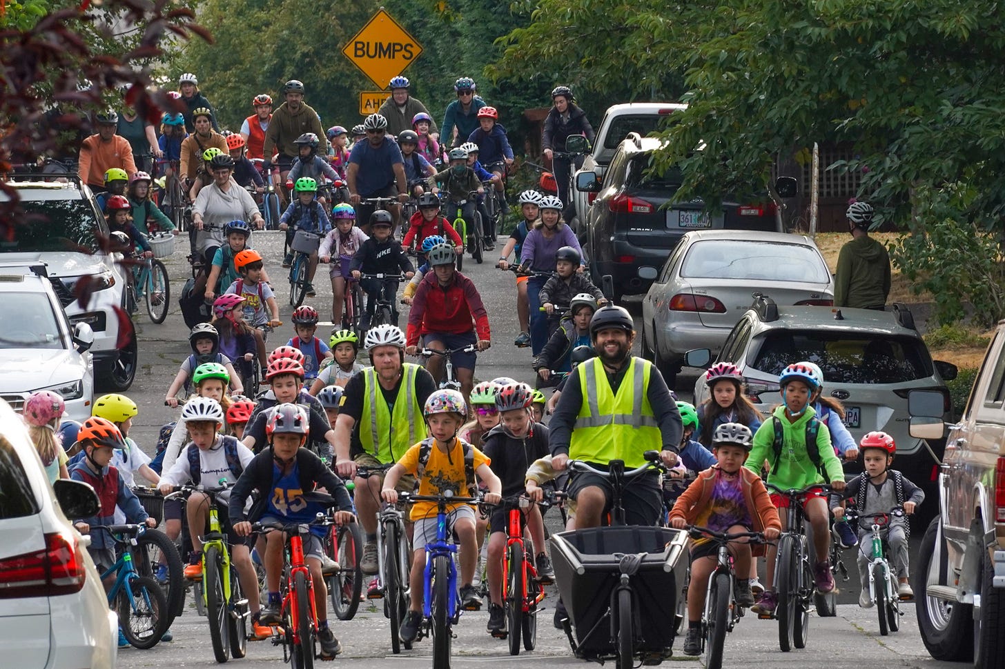 The Rise of the 'Bike Bus' Movement - by Eduardo Garcia