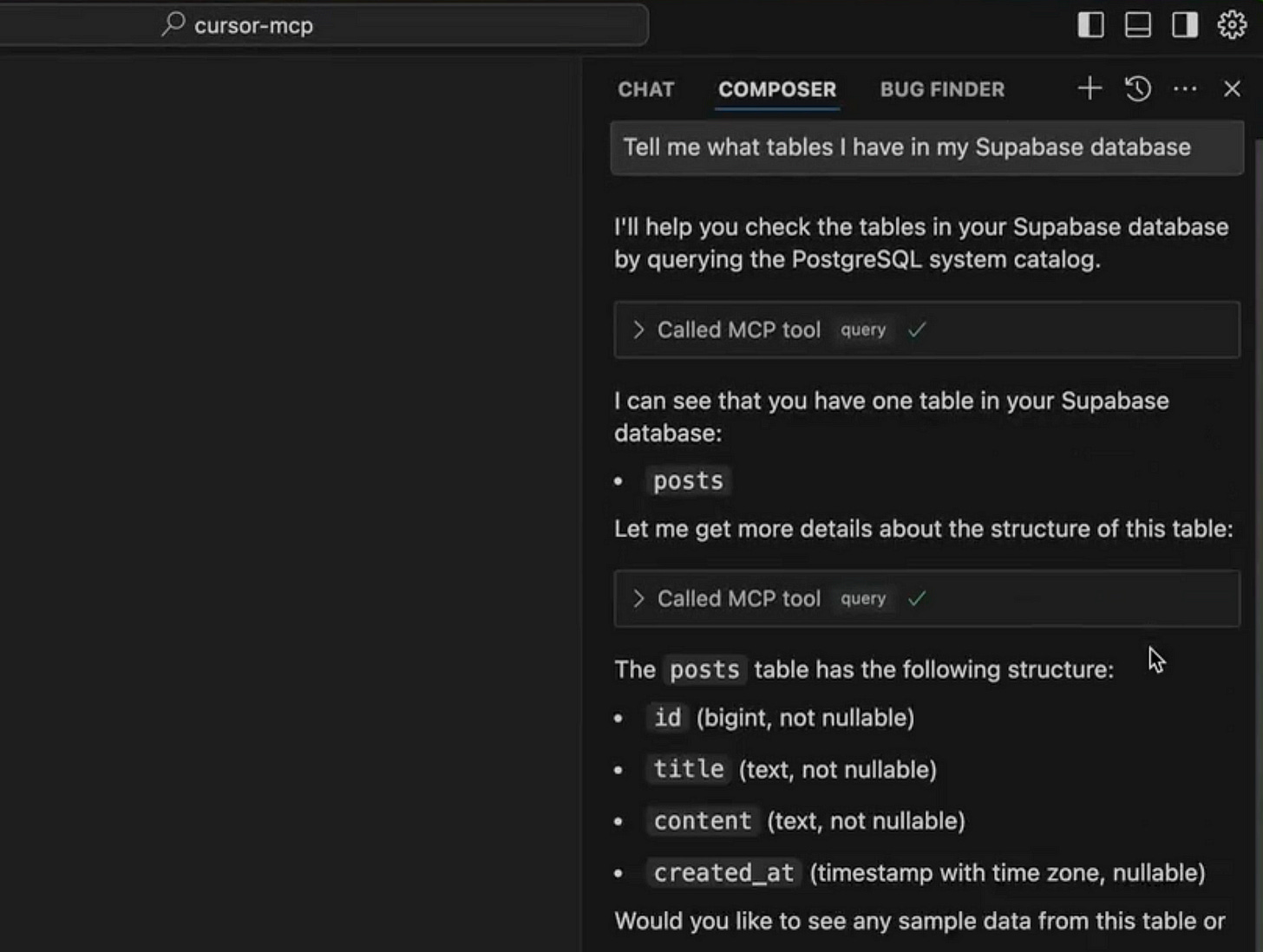 Easily Connect Your Supabase Database To Cursor AI Via MCP