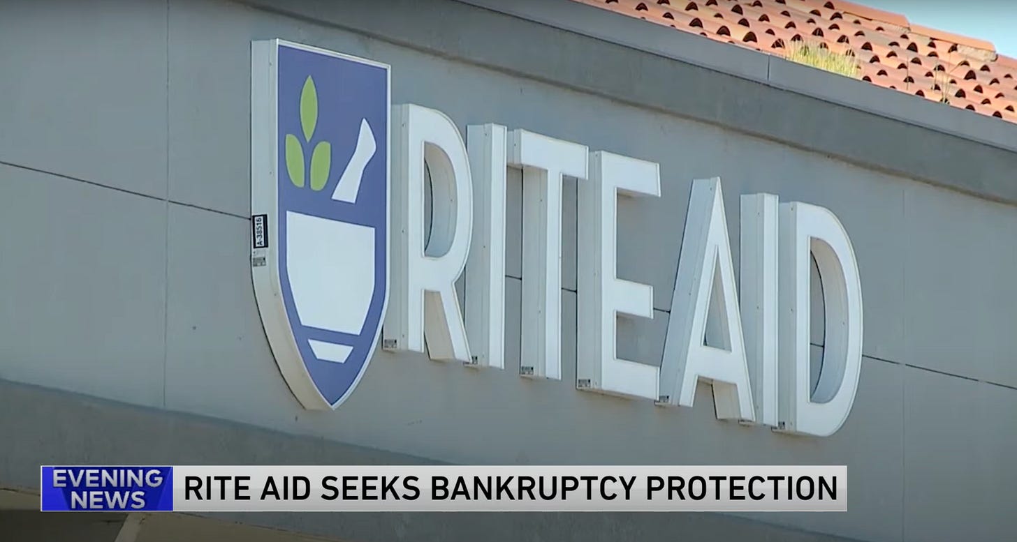 Rite Aid Declares Bankruptcy, Putting Tragic End To No-Questions-Asked ...