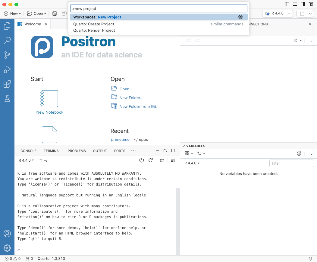 R package development in Positron - by Stephen Turner