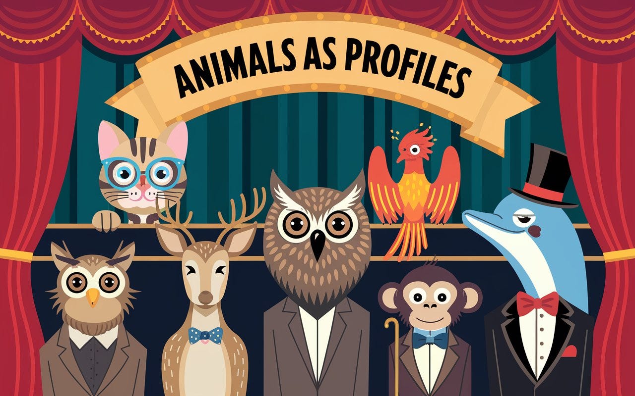 Human Design Profiles as Animals: A Comedic Safari