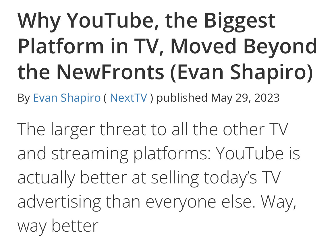 Media Life Crisis - by Evan Shapiro - Media War & Peace