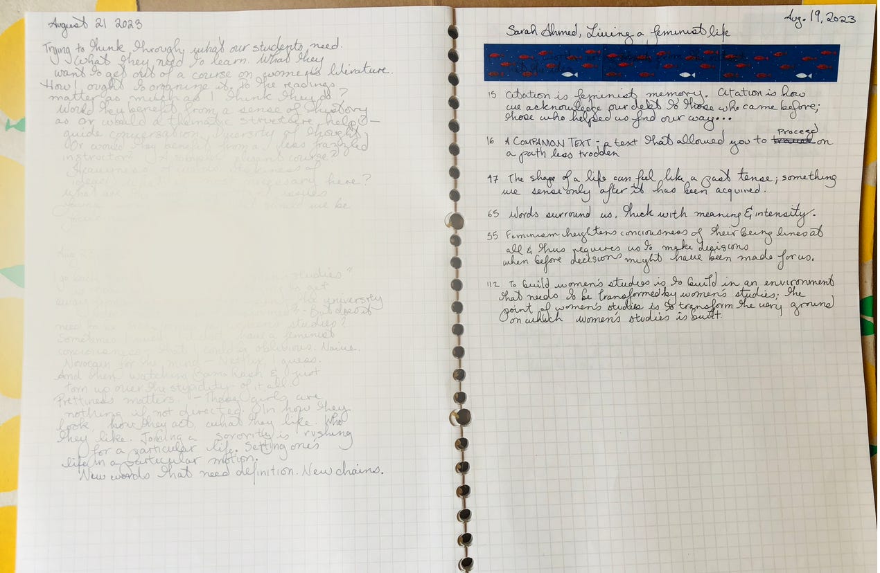 12 of my Notebooks for 12 Months of Noted - by Jillian Hess
