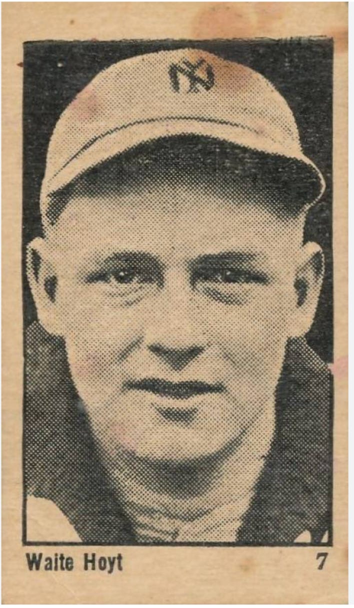 Who, What ... Waite Hoyt? - by Tim Manners - Schoolboy Hoyt