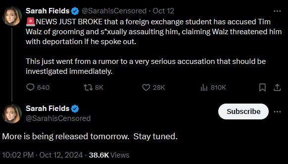 Texas Blogger Sarah Fields Admits to Publishing Fake News