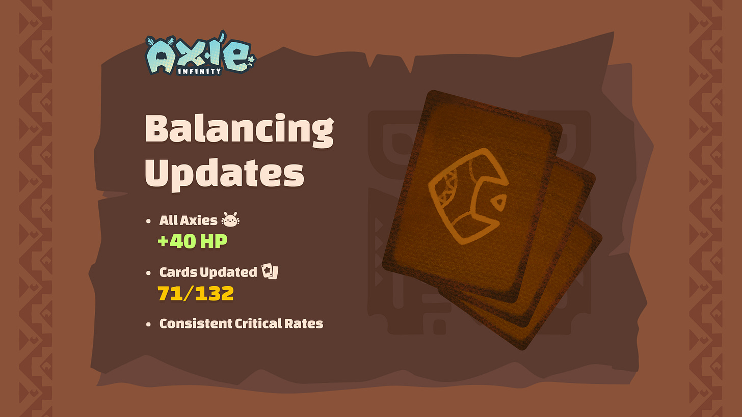 Axie Classic Balancing Patch [December 29, 2023]