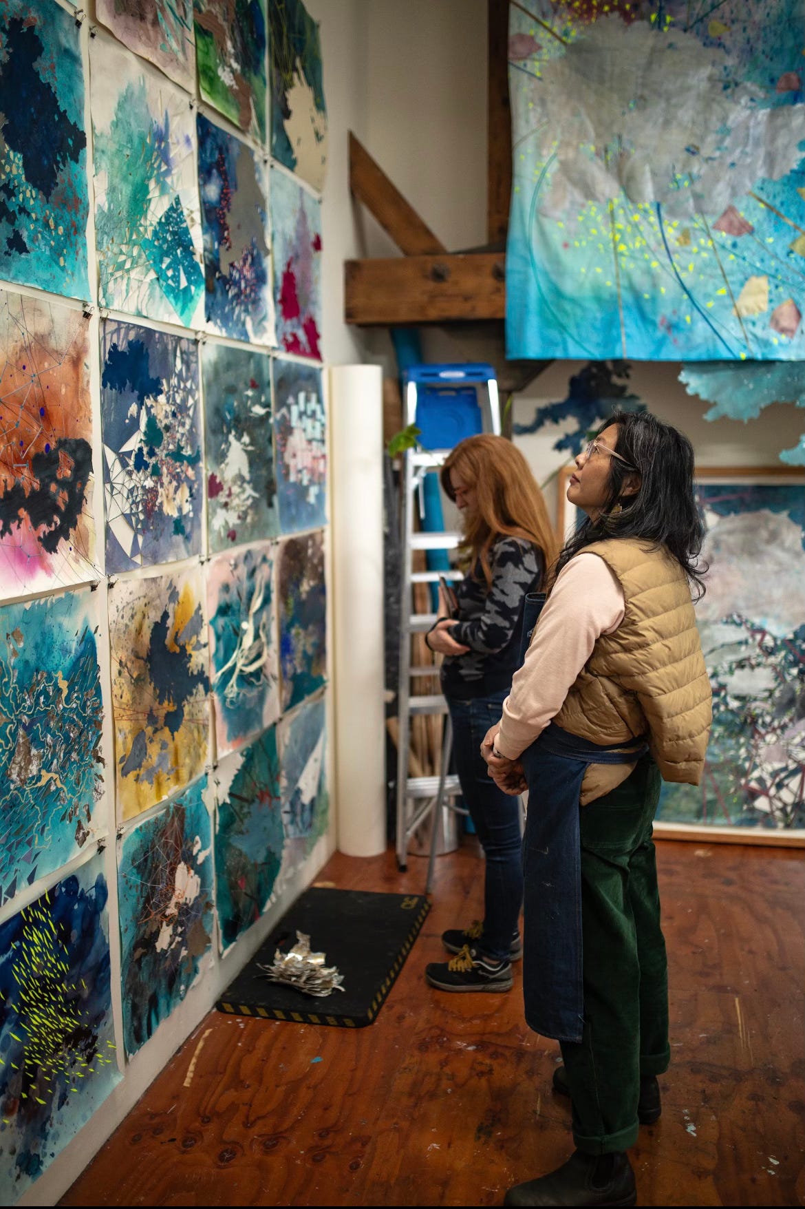 Redrawing the map - Val Britton: Studio Journal