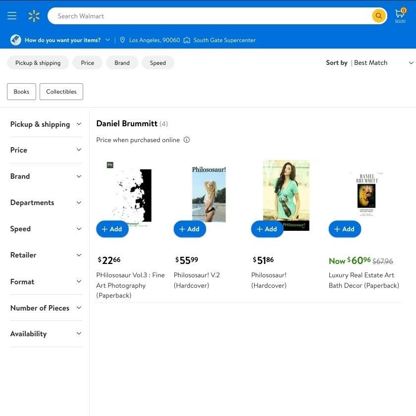 Daniel Brummitt’s Walmart Collection - by DANIEL BRUMMITT