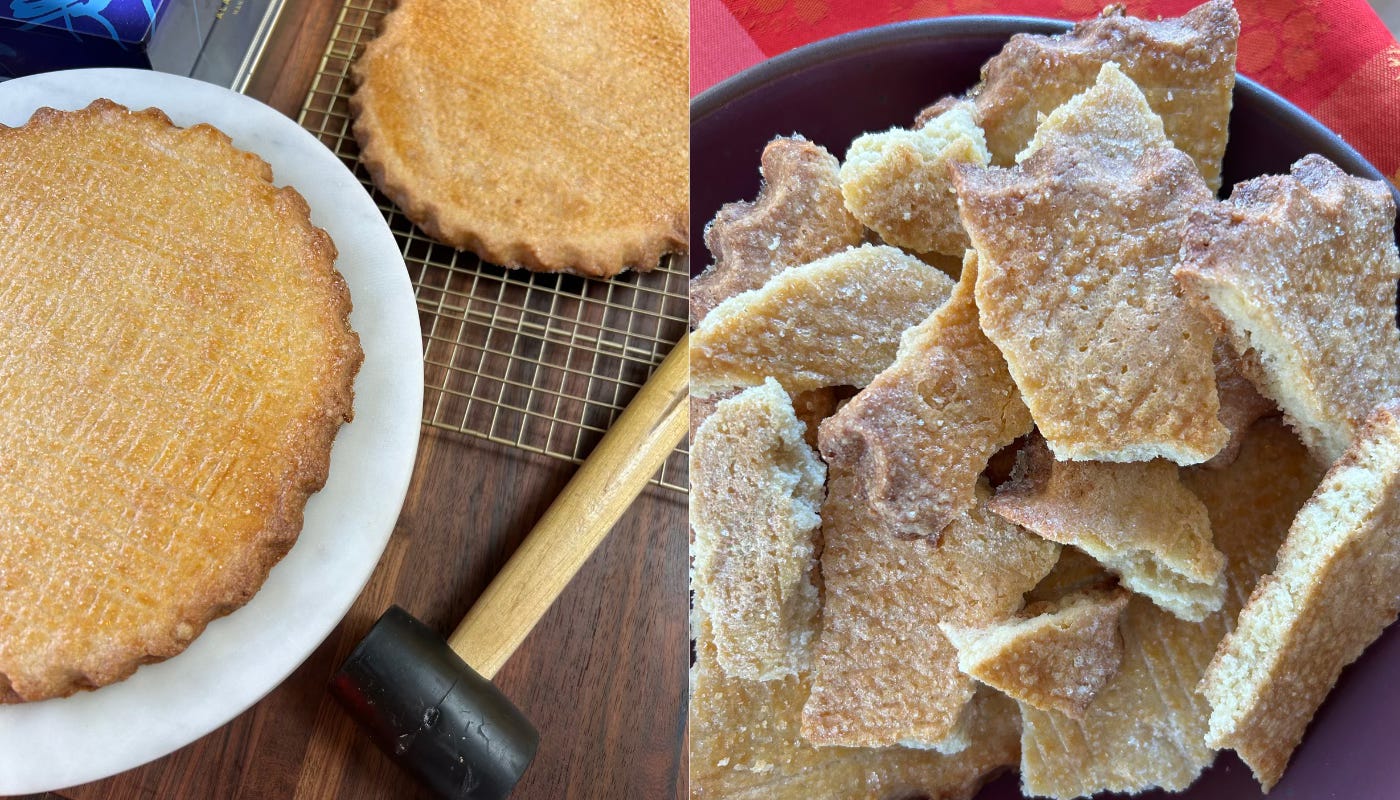 Broyé: the cookie-cake you're meant to break