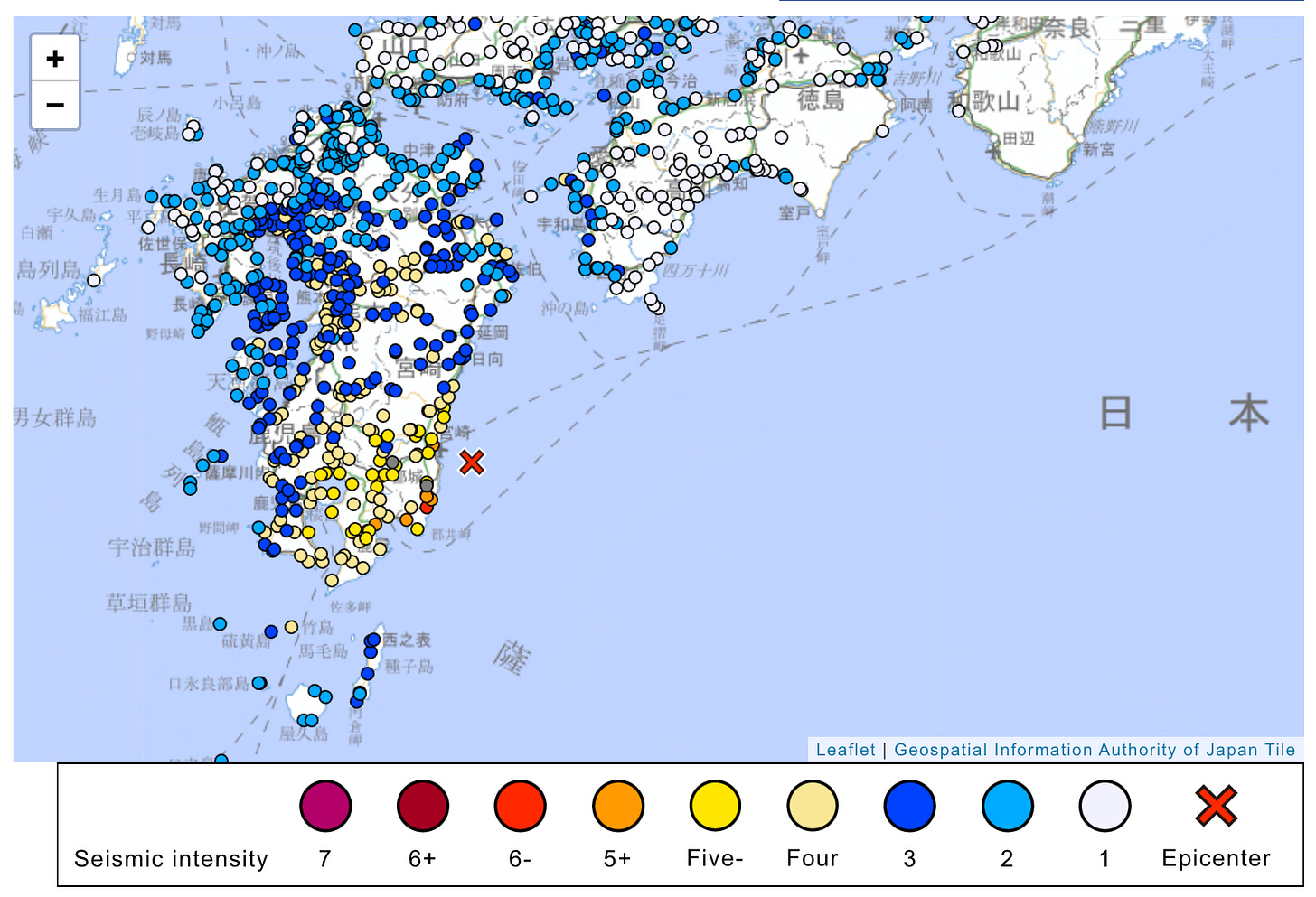 M7.1 earthquake strikes southern Japan; megaquake advisory issued