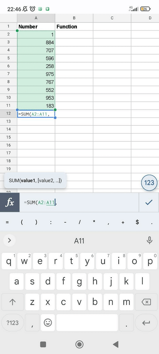 How To SUM a Column in Google Sheets (5 Minute Guide)