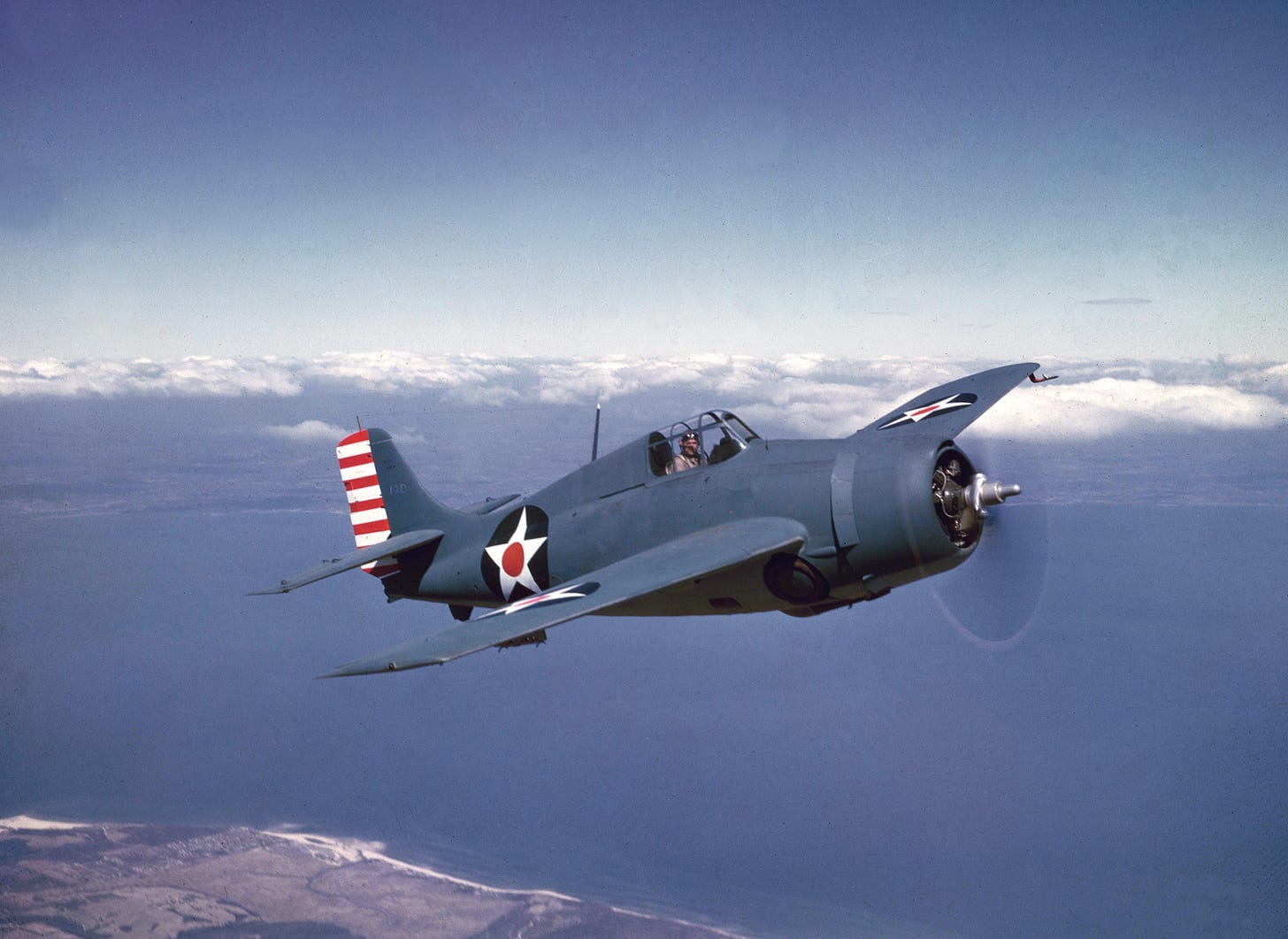 Joe Foss's last flight over Guadalcanal