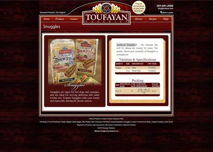 Toufayan Snuggles Hot Dog Buns - The Retroist