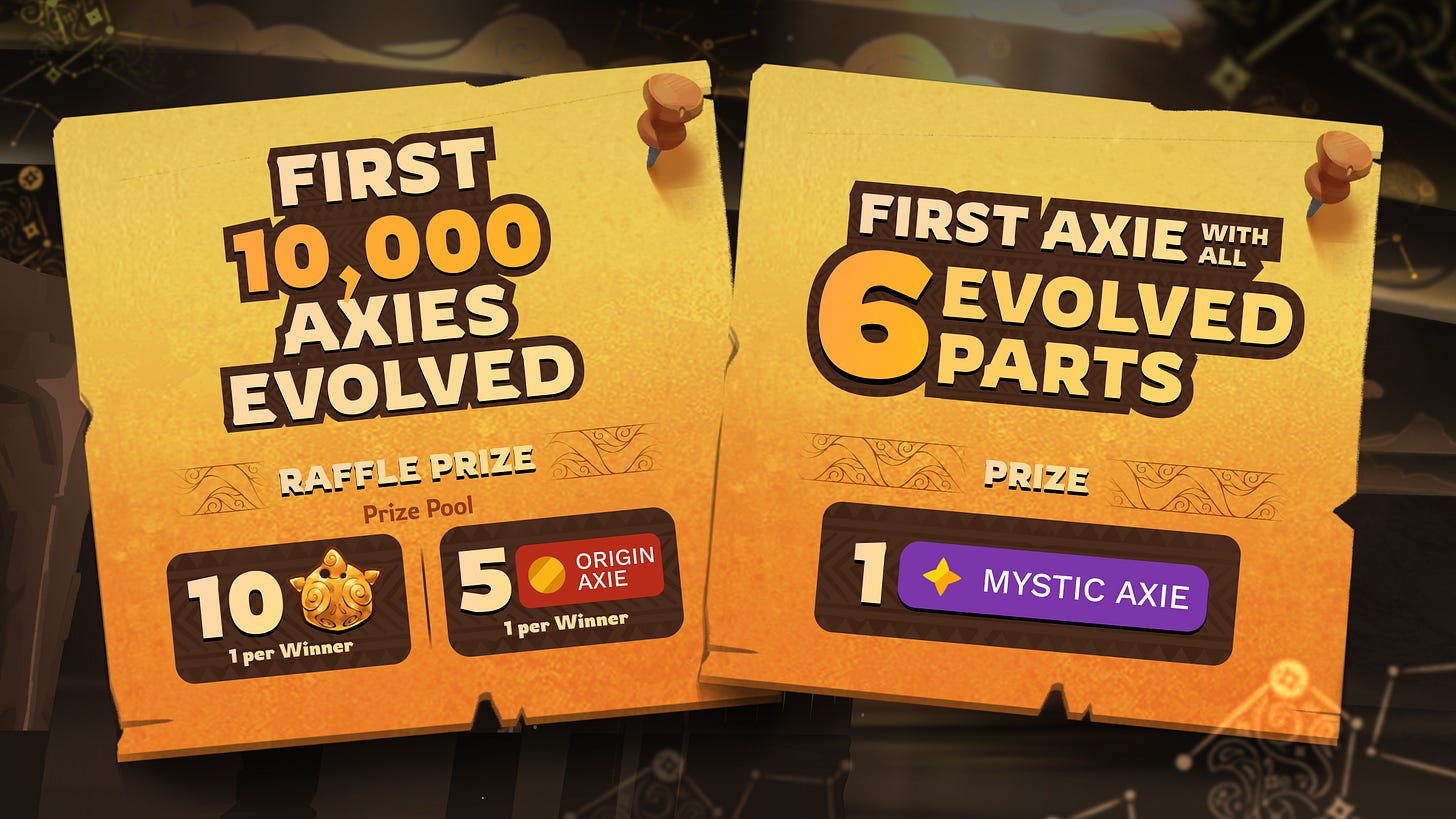 The Evolution Revolution: Axie Part Evolution is LIVE!