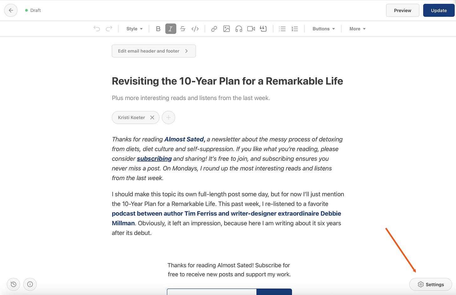 Guide to Substack SEO Settings - by Kristi Koeter