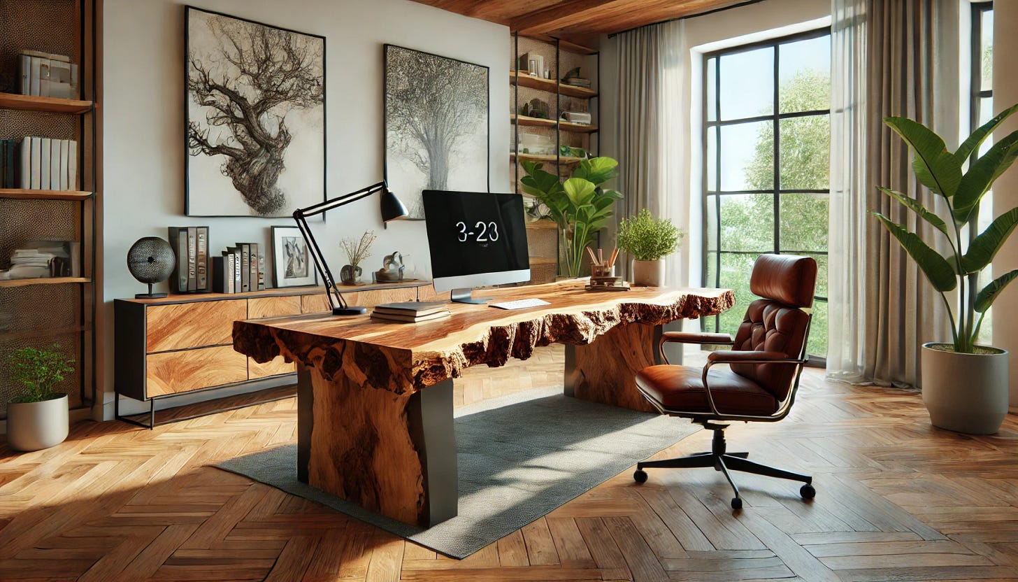 Choosing the Perfect Live Edge Desk - by Elite Home Office