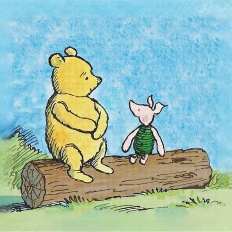Winnie the Pooh - by David James - The Un-Monk's Pod+Blog