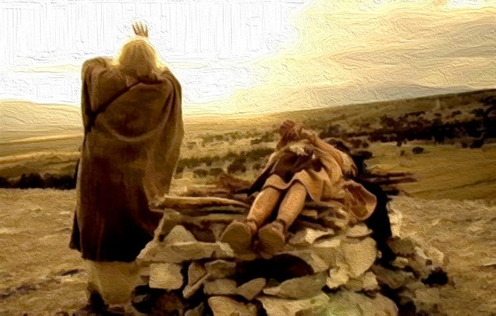 Abraham at Mt. Moriah – The Burning Platform