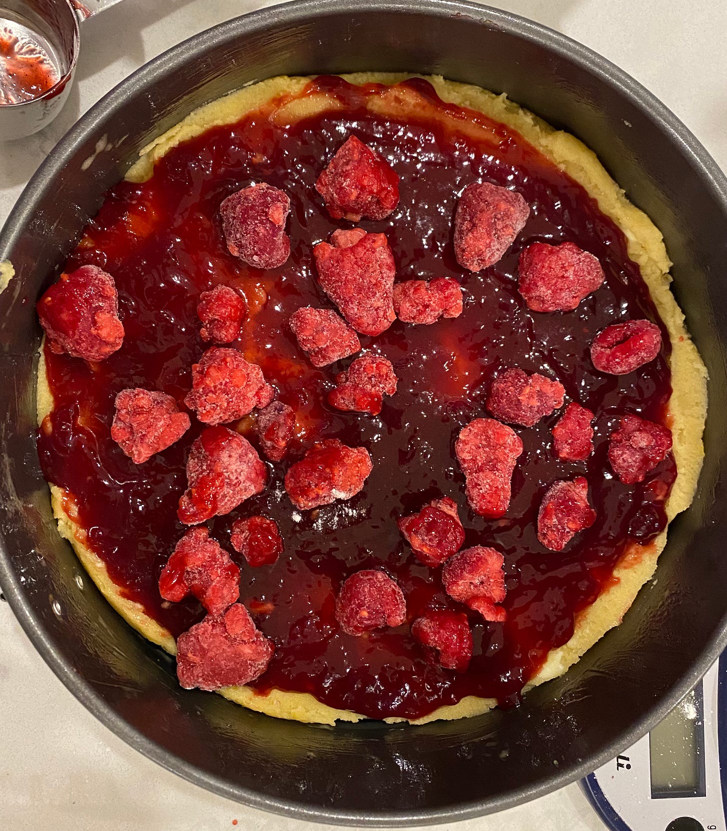 Raspberry Bakewell Cake