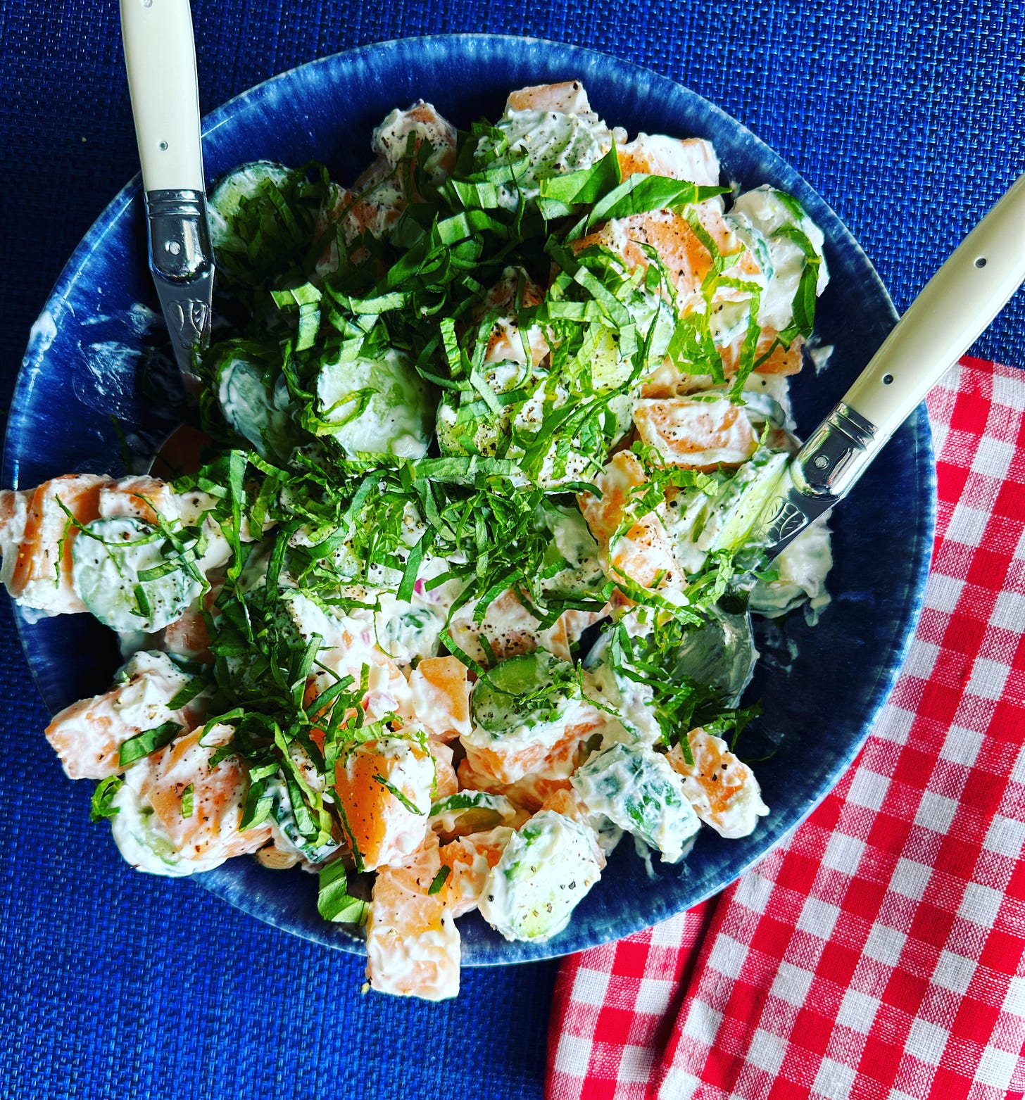 It's Cold Salad Plate Season! - by emily nunn
