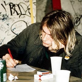 Kurt Cobain's Spiral Notebooks - by Jillian Hess - Noted