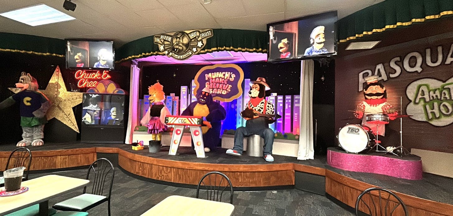 In Chuck E Cheese Near Pineville The Animatronic Show Will Go On