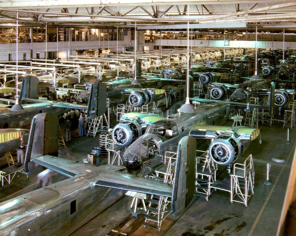 How to Build 300,000 Airplanes in Five Years