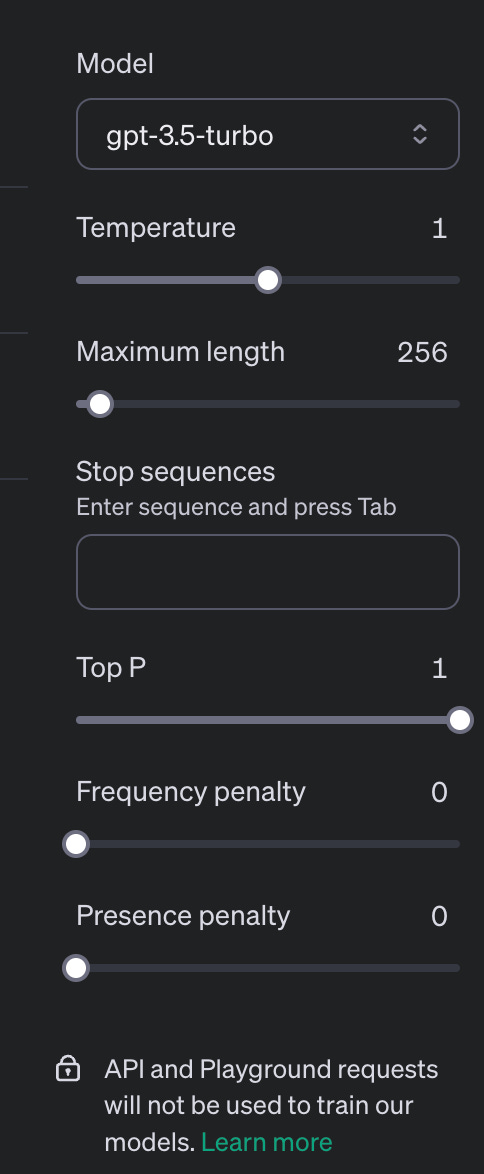 How to use the OpenAI Playground - NatashaTheRobot