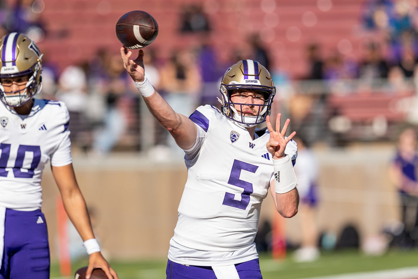 Washington notes: Ryan Grubb on Dylan Morris, Chuck Morrell on Zach ...