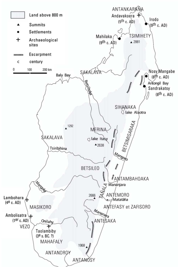 A complete history of Madagascar and the island kingdom of Merina.