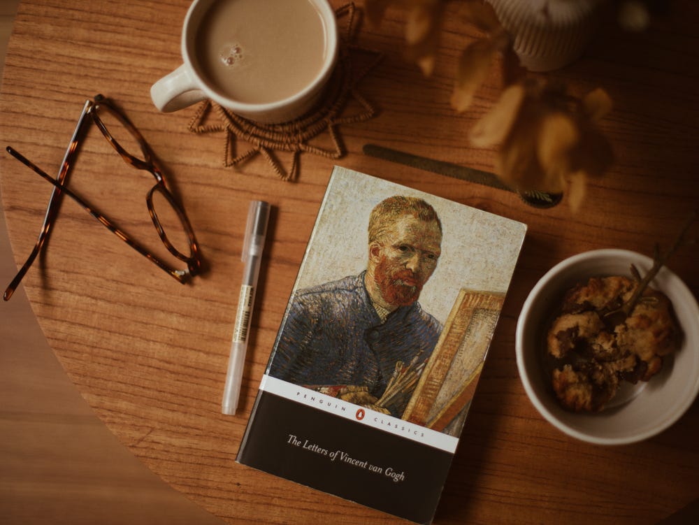 van gogh, earl grey e muffin - by Melina Souza