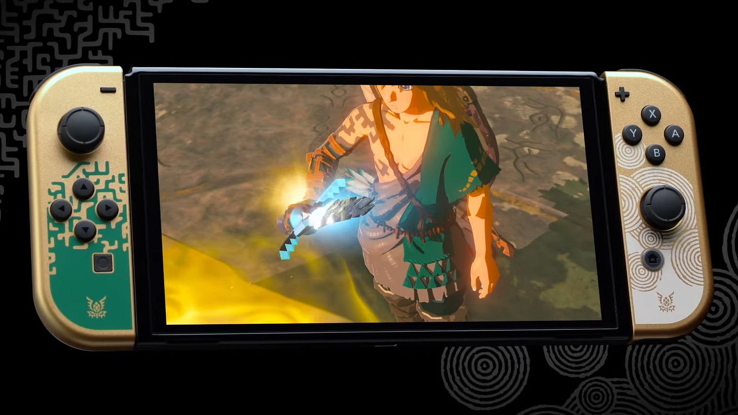 Nintendo reveals special edition Zelda: Tears of the Kingdom OLED Switch