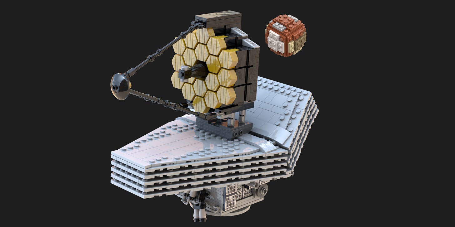 LEGO James Webb Space Telescope - by Phillip Carter