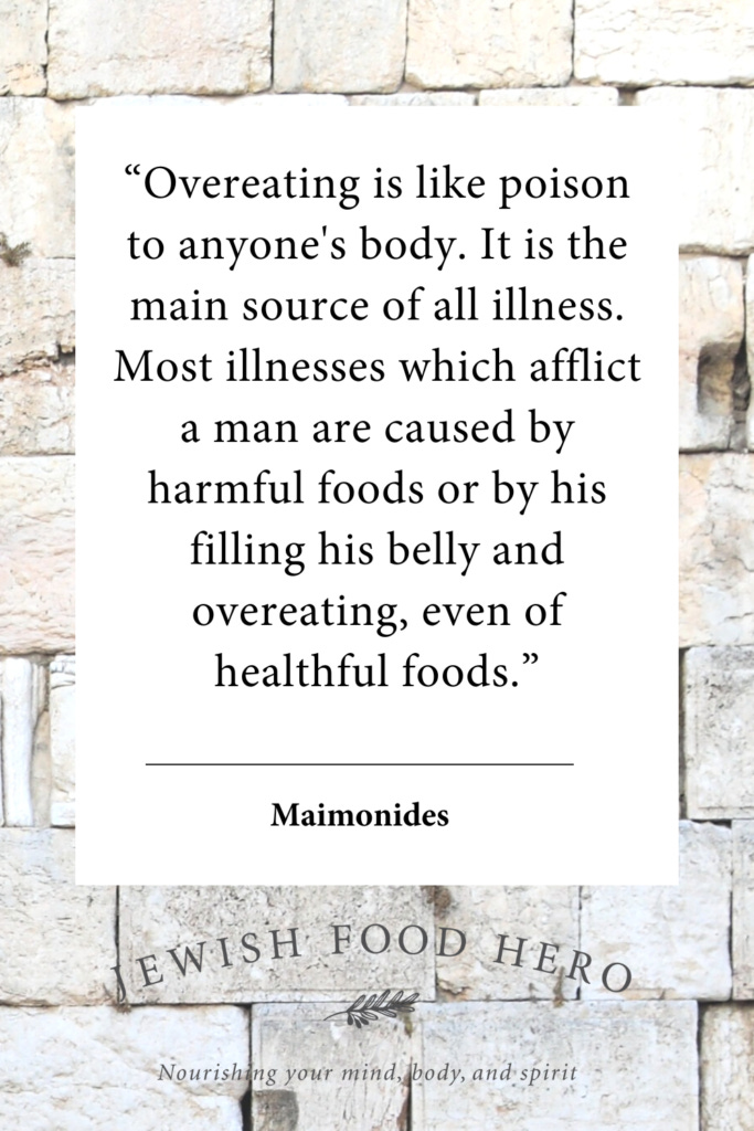 Complete List of Maimonides' Health Do's and Don'ts