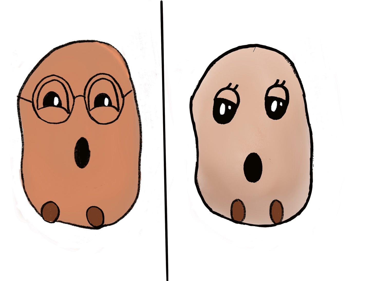 I don’t have to wear glasses anymore! – Perplexed Potatoes