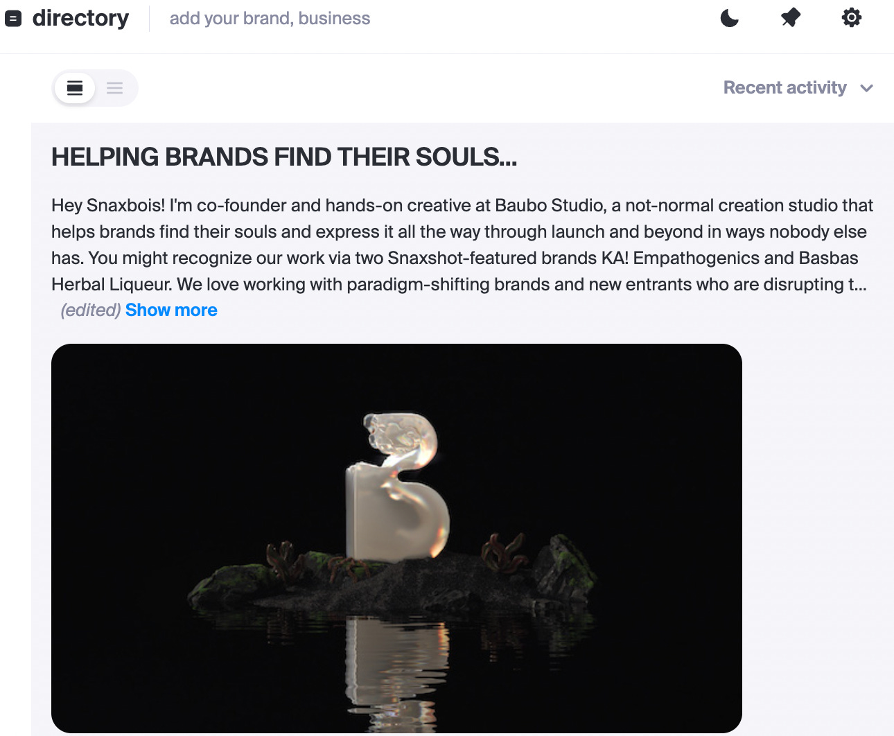 Edible Cogitations - Snaxshot