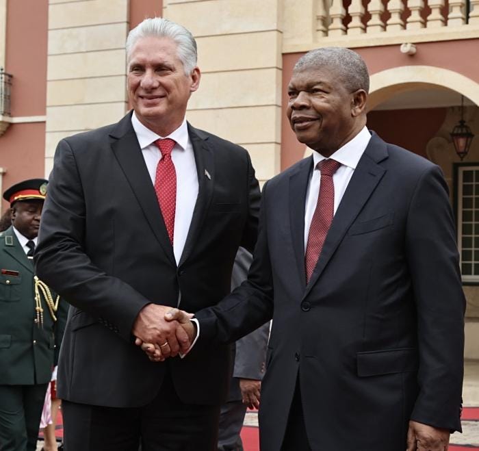 Cuban president visits Angola - New Cold War: Know Better