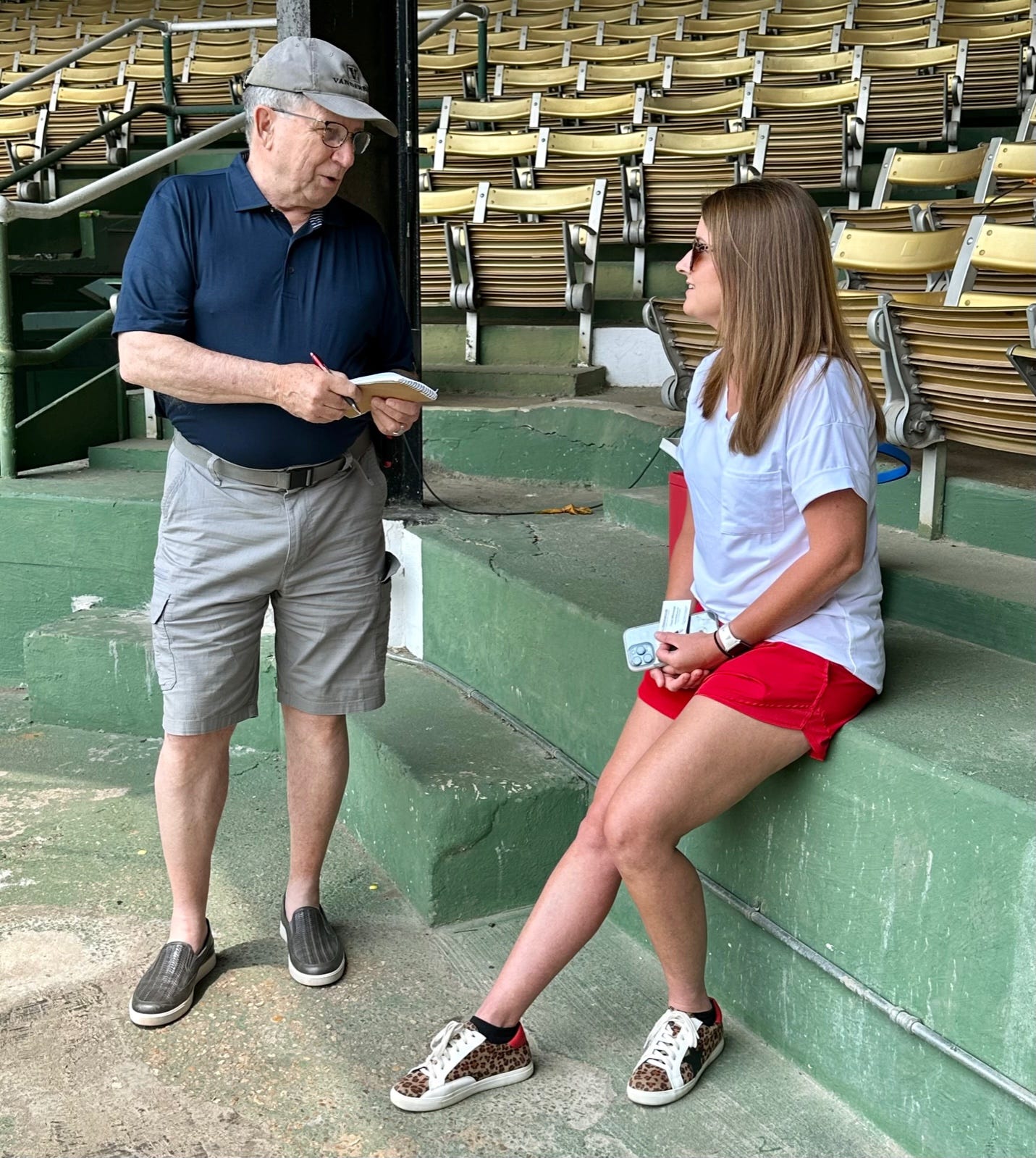 Hanging out at “America’s Oldest Baseball Park” in Birmingham, Alabama ...
