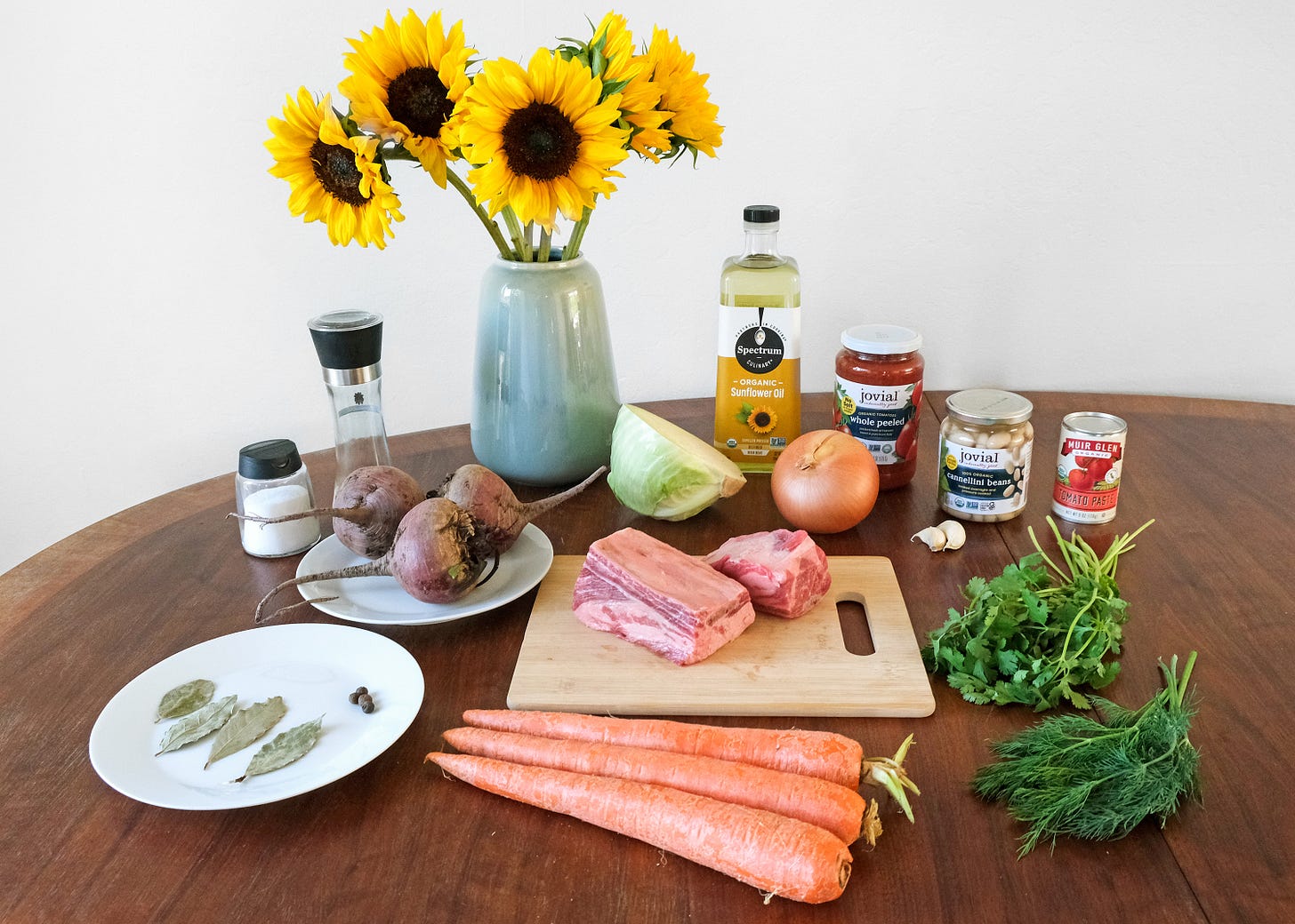 Ukrainian borscht recipe from my mother-in-law's cookbook