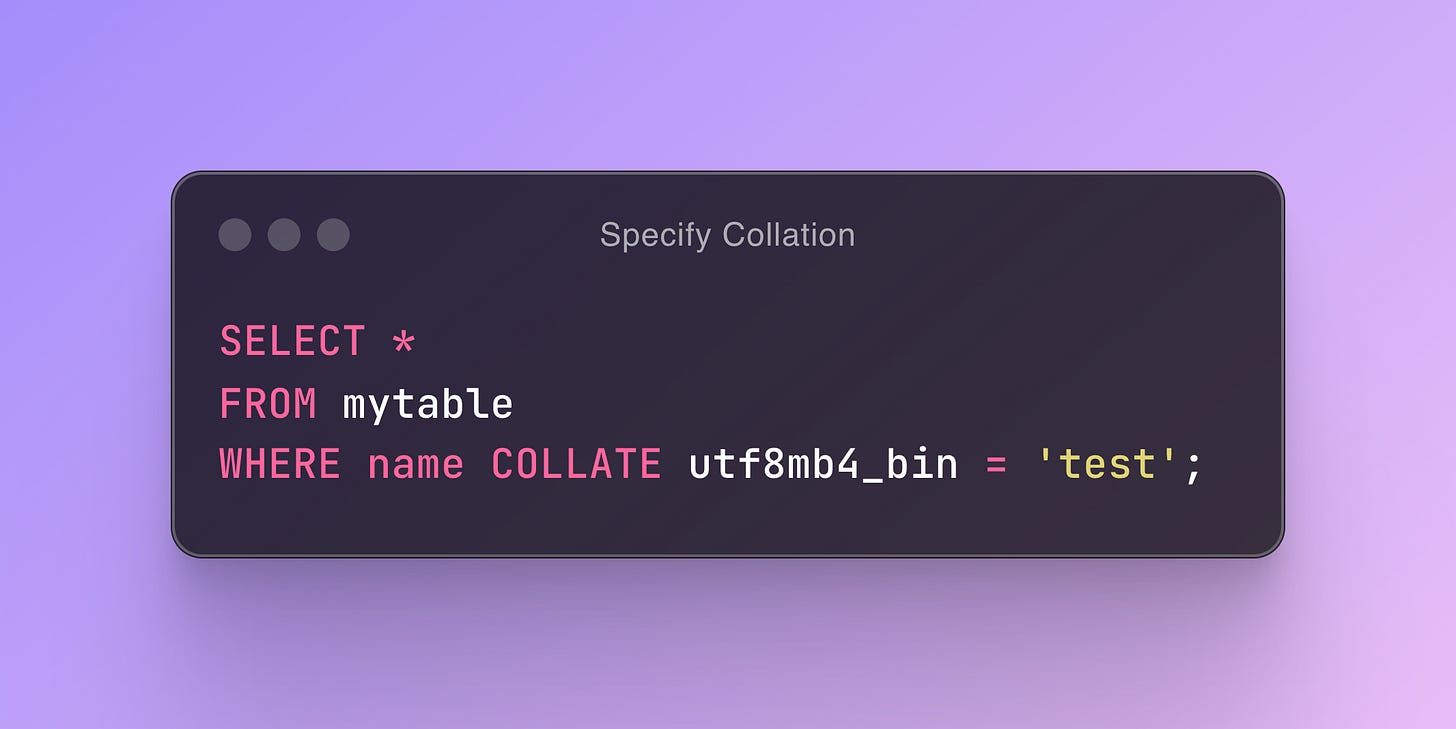 SQL Collation: A Match Made in Query Heaven - by Vinay