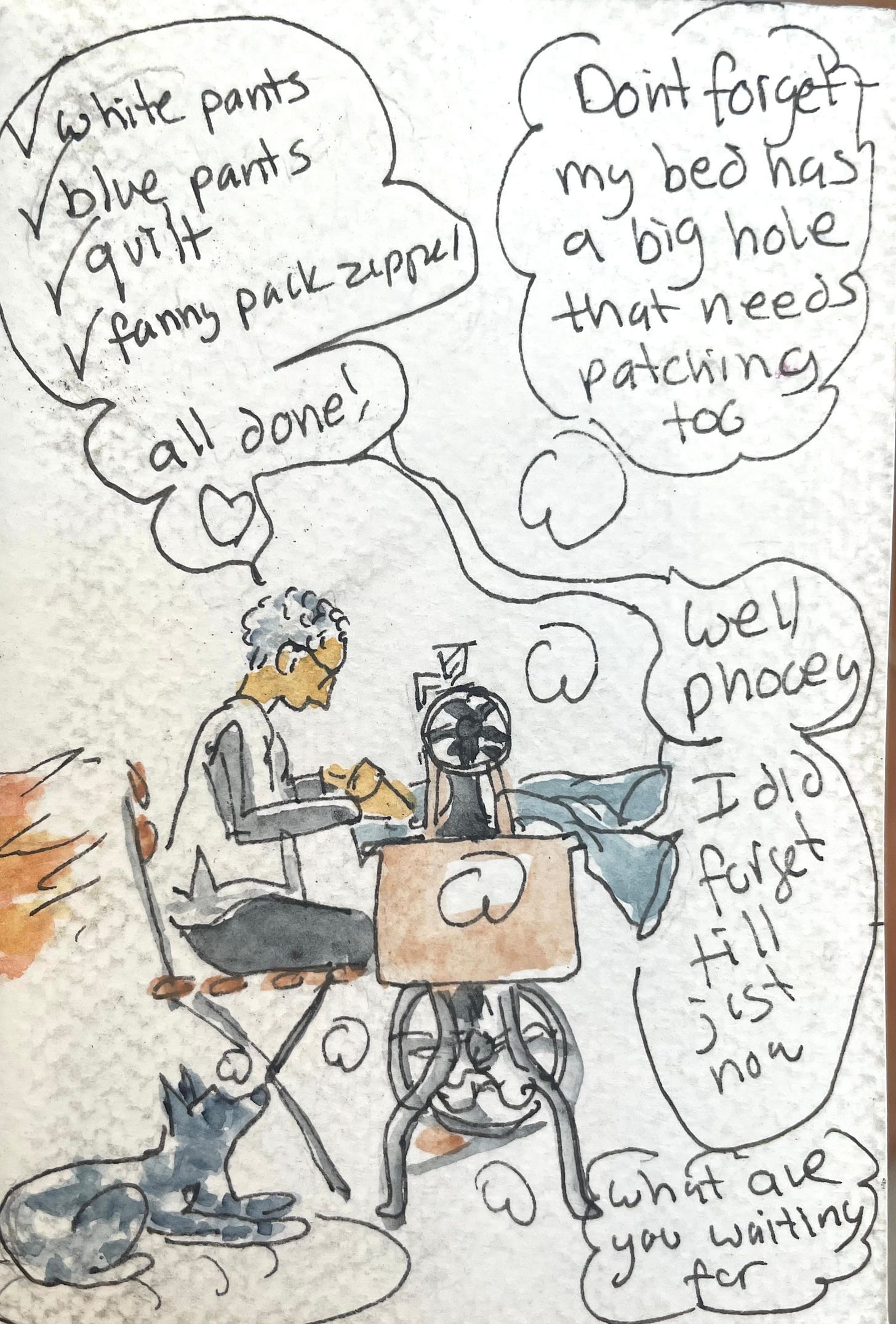 a visit to mend land - by Sarah C Swett - The Gusset