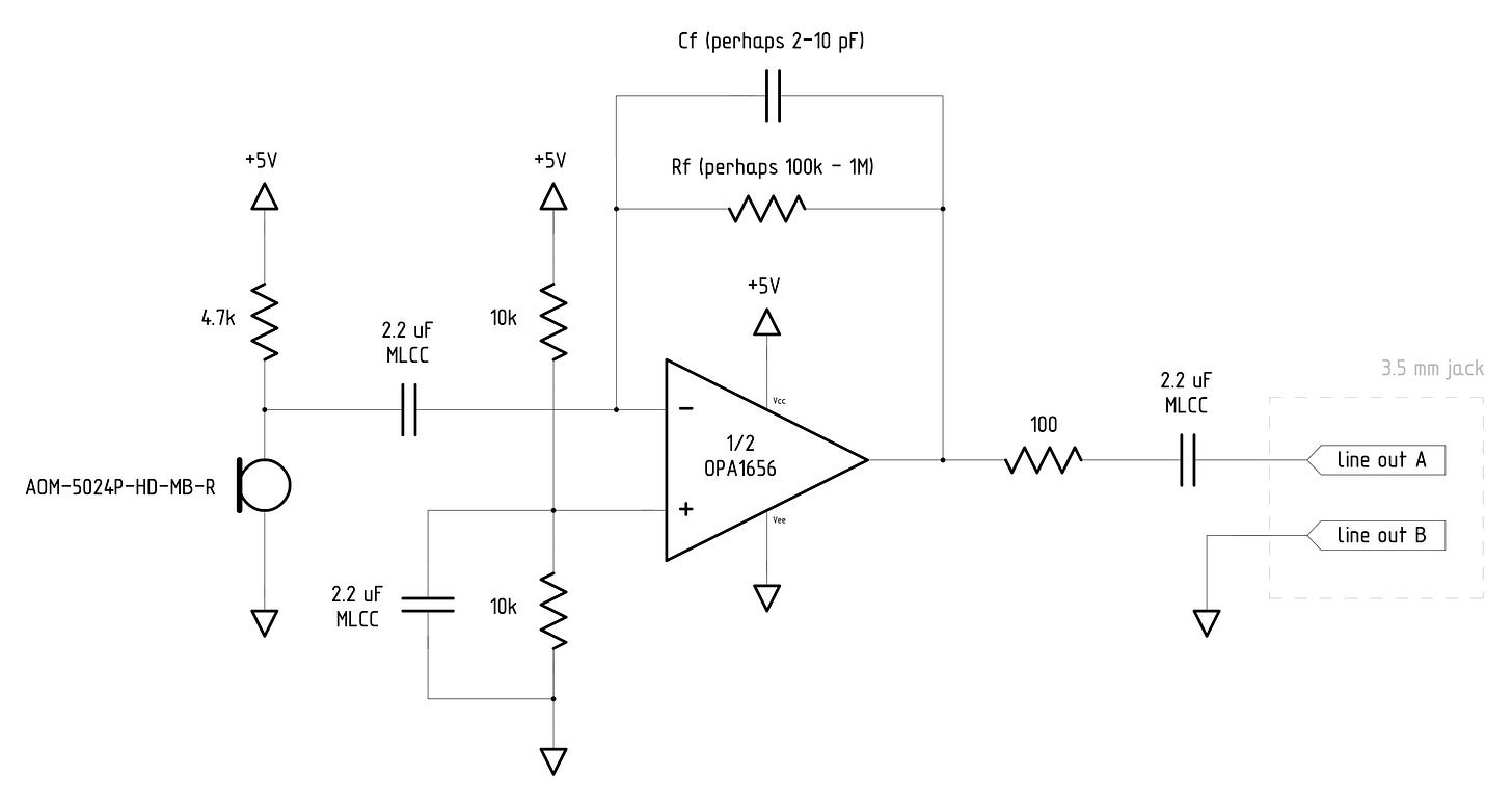 Building a decent microphone amplifier - lcamtuf’s thing