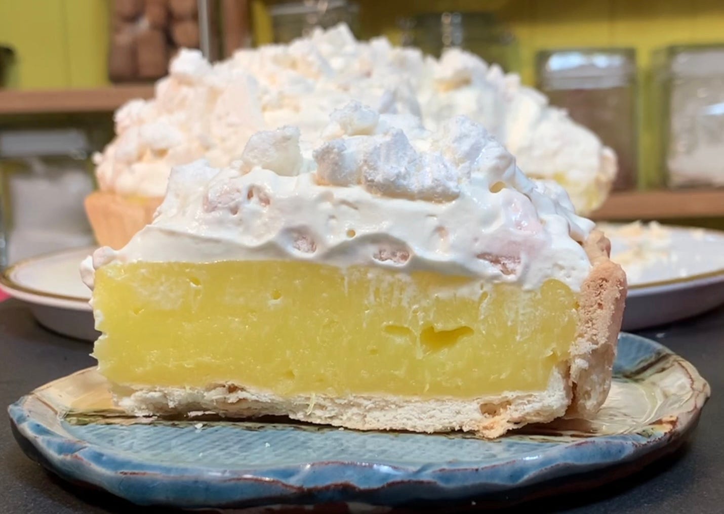 LEMON MERINGUE CREAM PIE - by Tat Effby - The Caketoonist