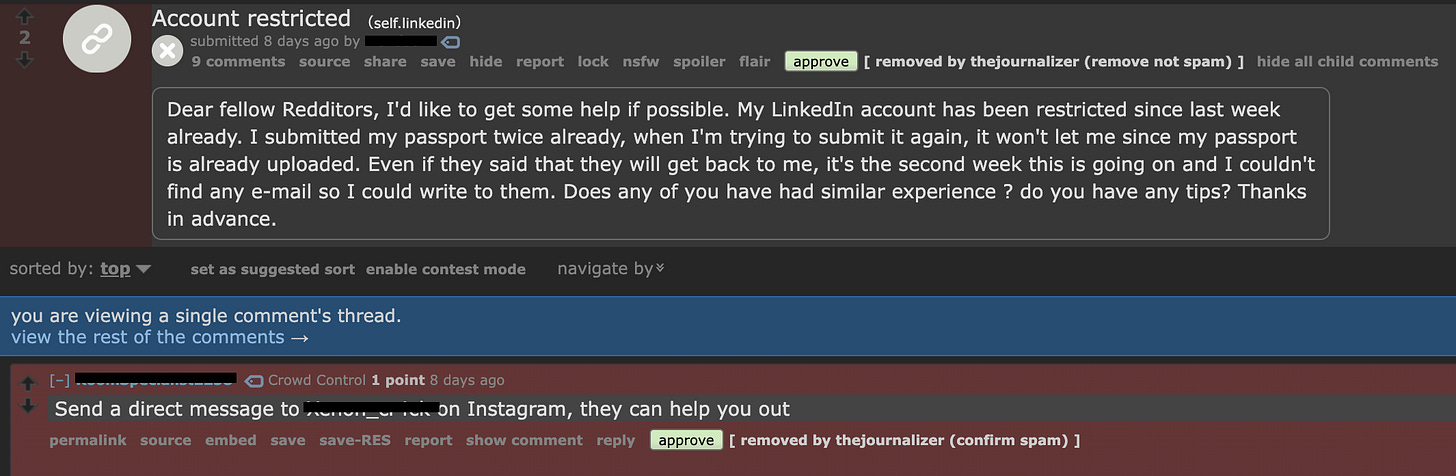 A Tale of Social Media Recovery Scams - Security Boulevard