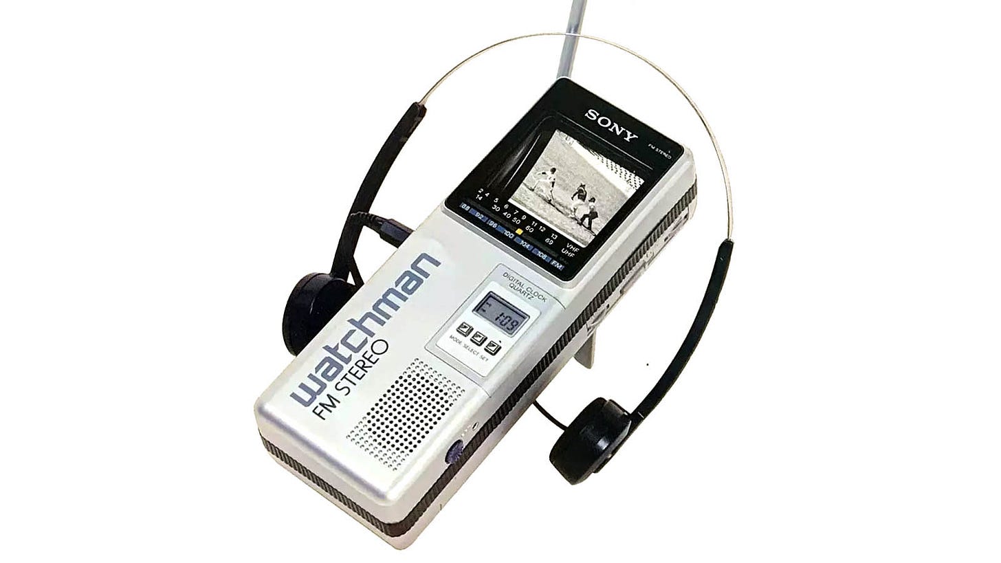 Sony’s Watchman Evolution (1982-1997) - by ObsoleteSony