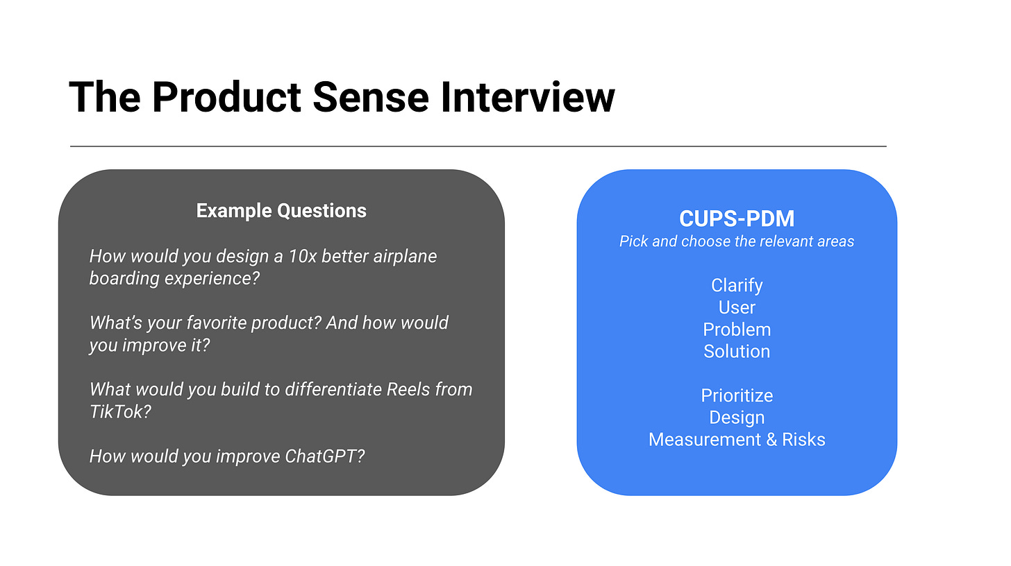 Master the Product Sense Interview - by Aakash Gupta