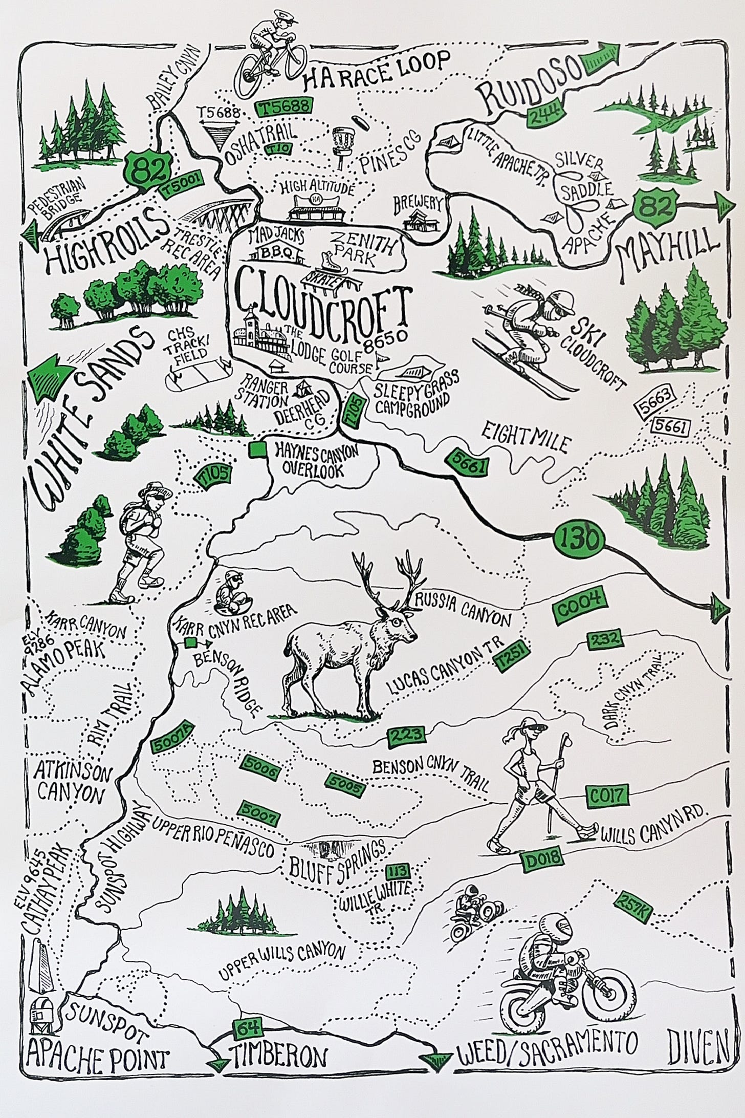 Meta Map - by Reader Staff - Cloudcroft Reader