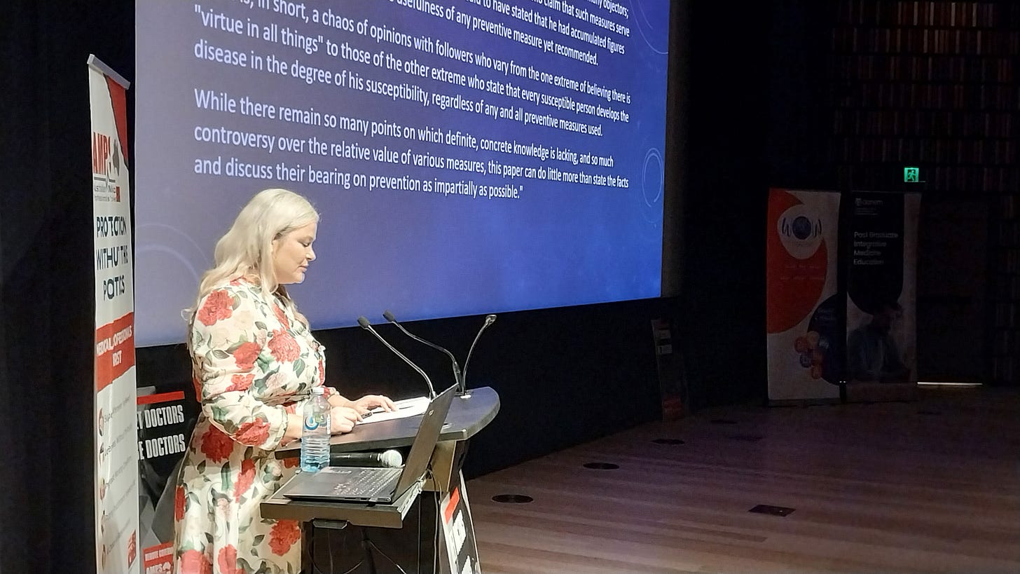 Gentle humour, shocking facts, electrify Sydney at all-star covid reckoning